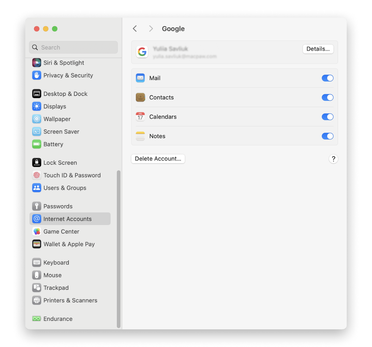 How to sign out of Mail on Mac